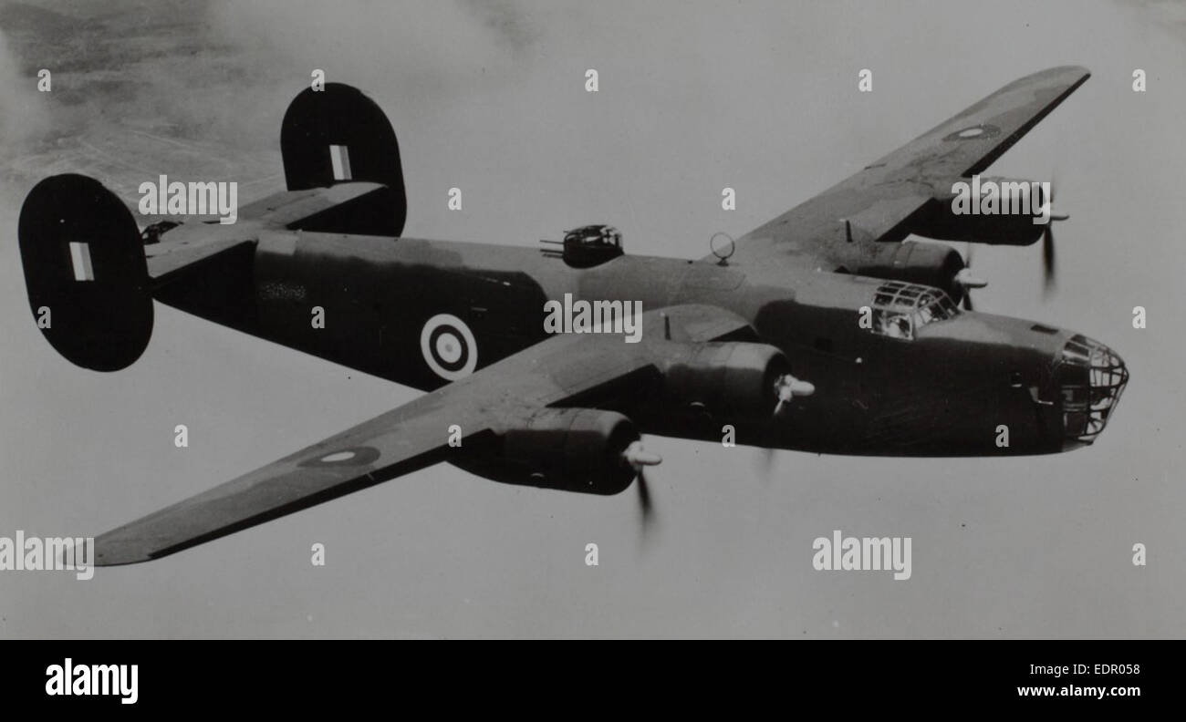 The Consolidated Liberator I, a four-engine bomber, was an essential ...
