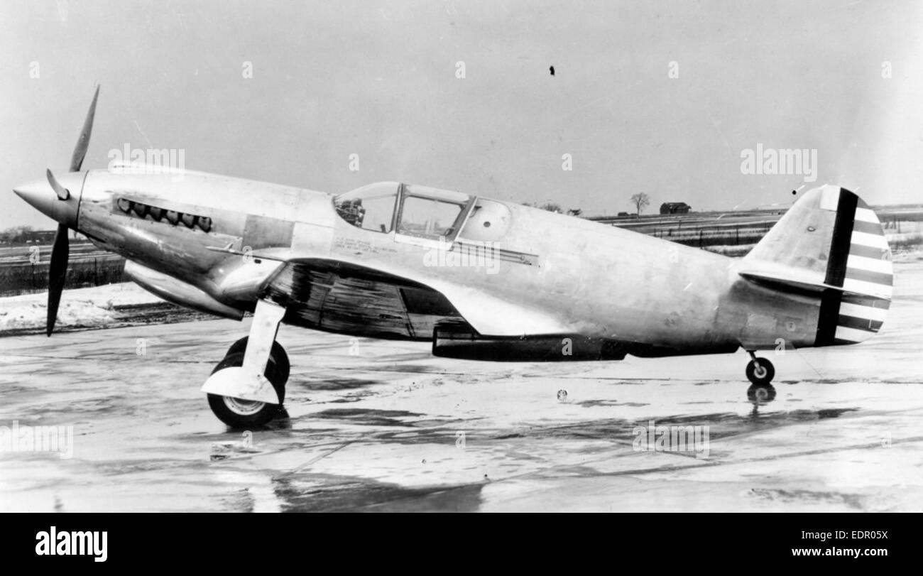 The Curtiss XP-46A, with the registration number 40-3054, was an ...