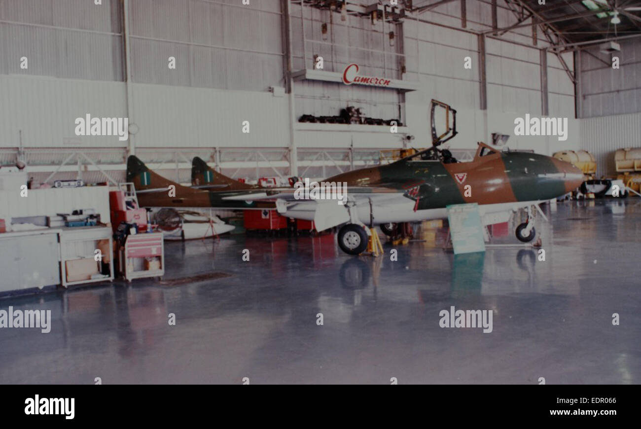 The DeHavilland Vampire, a British jet fighter, was among the first of ...