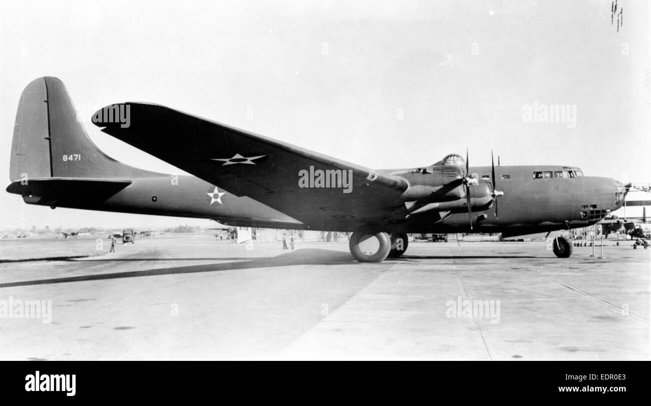 The Douglas XB-19, a prototype heavy bomber, was photographed at Mines ...