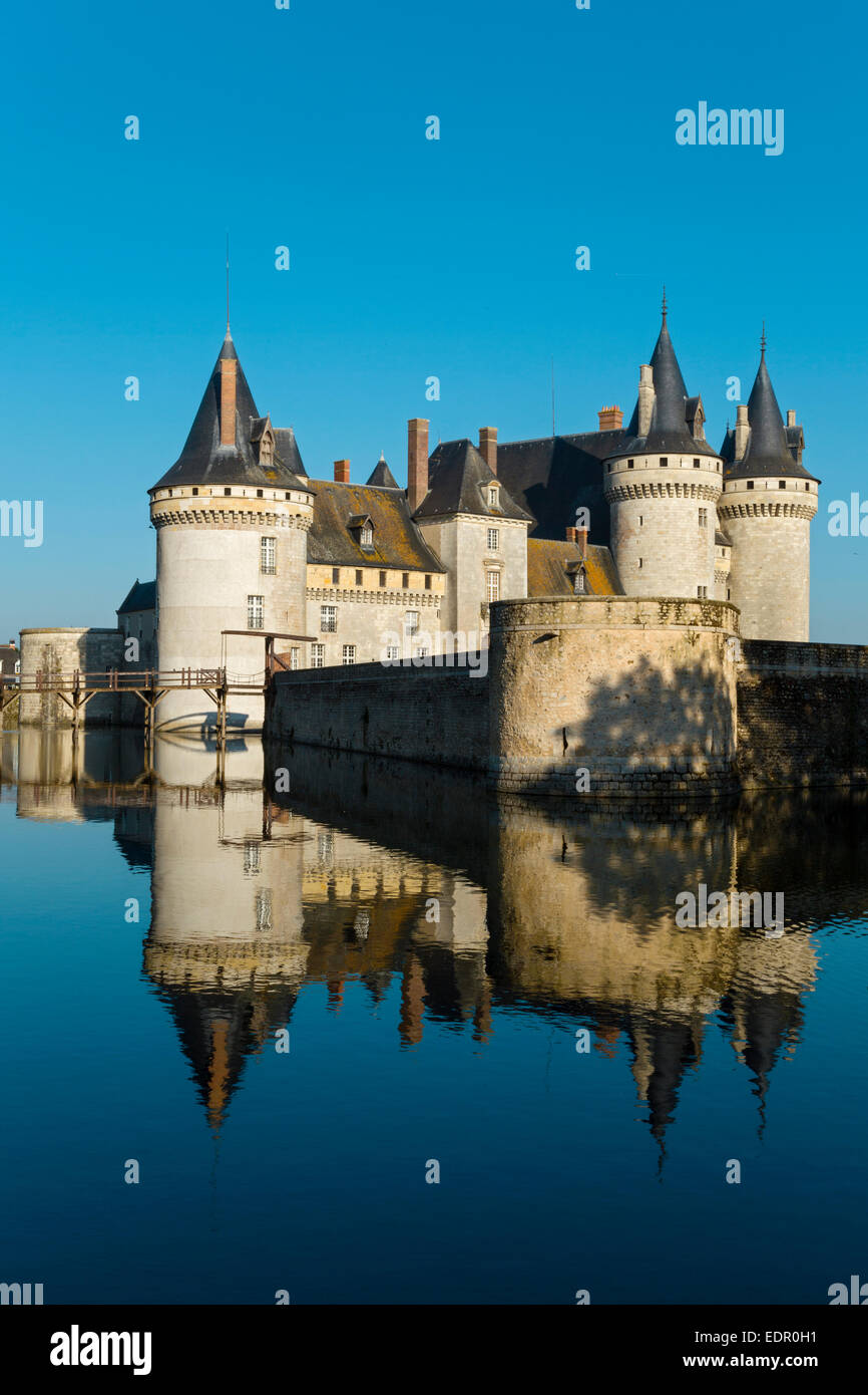 The Sully's Castle, Sully Sur Loire, Loiret, Centre, France Stock Photo ...