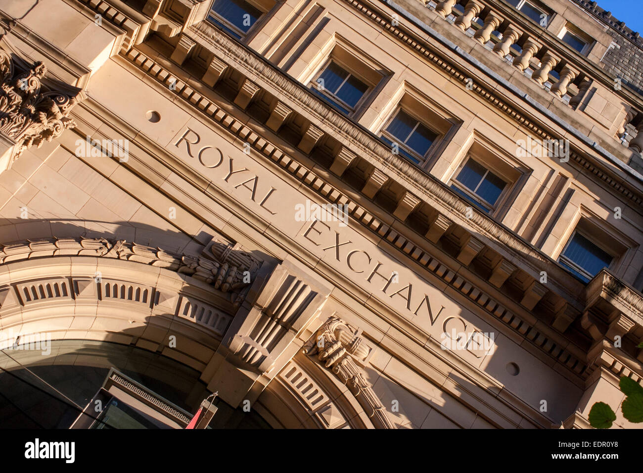 Royal Exchange, Manchester Stock Photo - Alamy