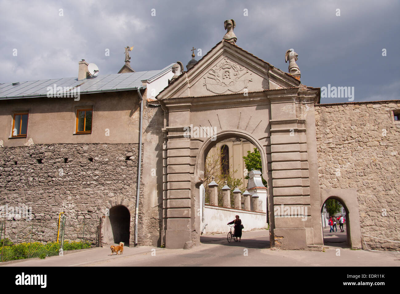 Quiet and calm town in western Ukraine Stock Photo - Alamy