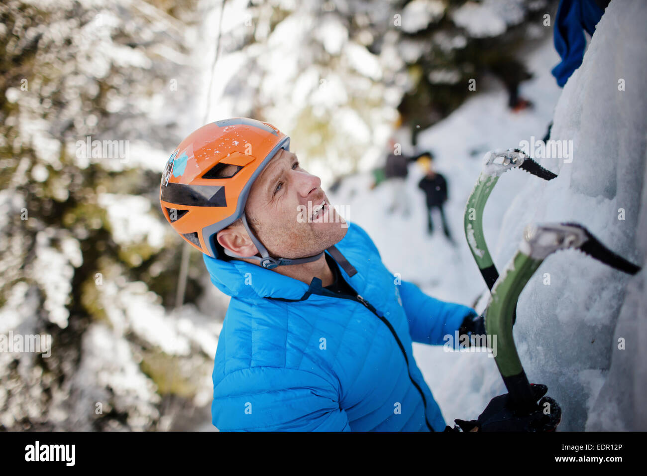 Ice portrait climber hi-res stock photography and images - Alamy