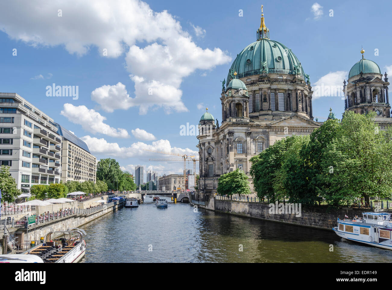 Berlin Cathedral and River Spree, Germany Stock Photo - Alamy