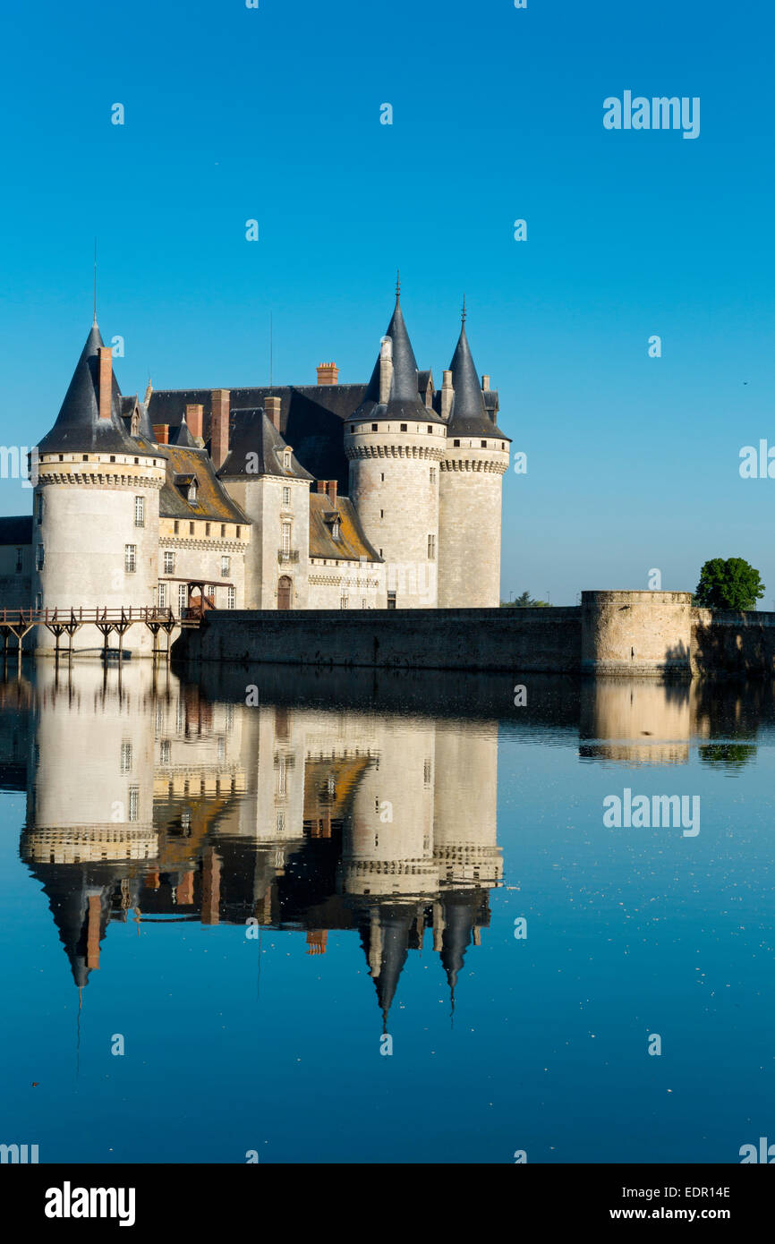 The Sully's Castle, Sully Sur Loire, Loiret, Centre, France Stock Photo ...