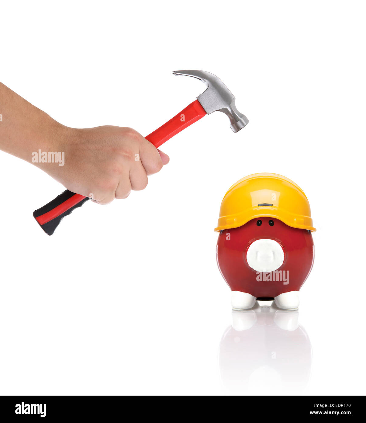 Smashed helmet Cut Out Stock Images & Pictures - Alamy