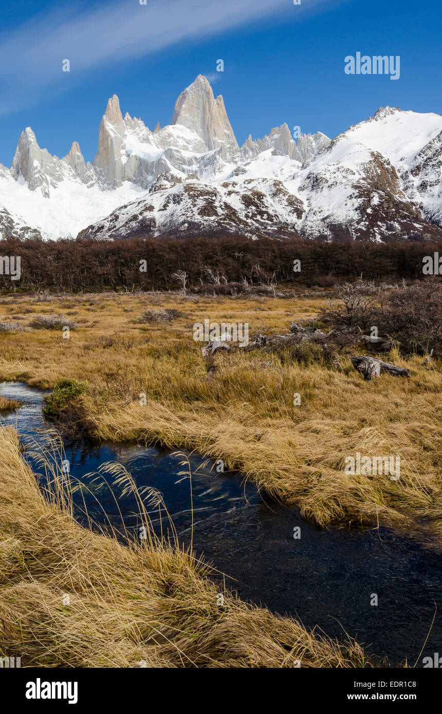 Fitz roy mountain river hi-res stock photography and images - Alamy