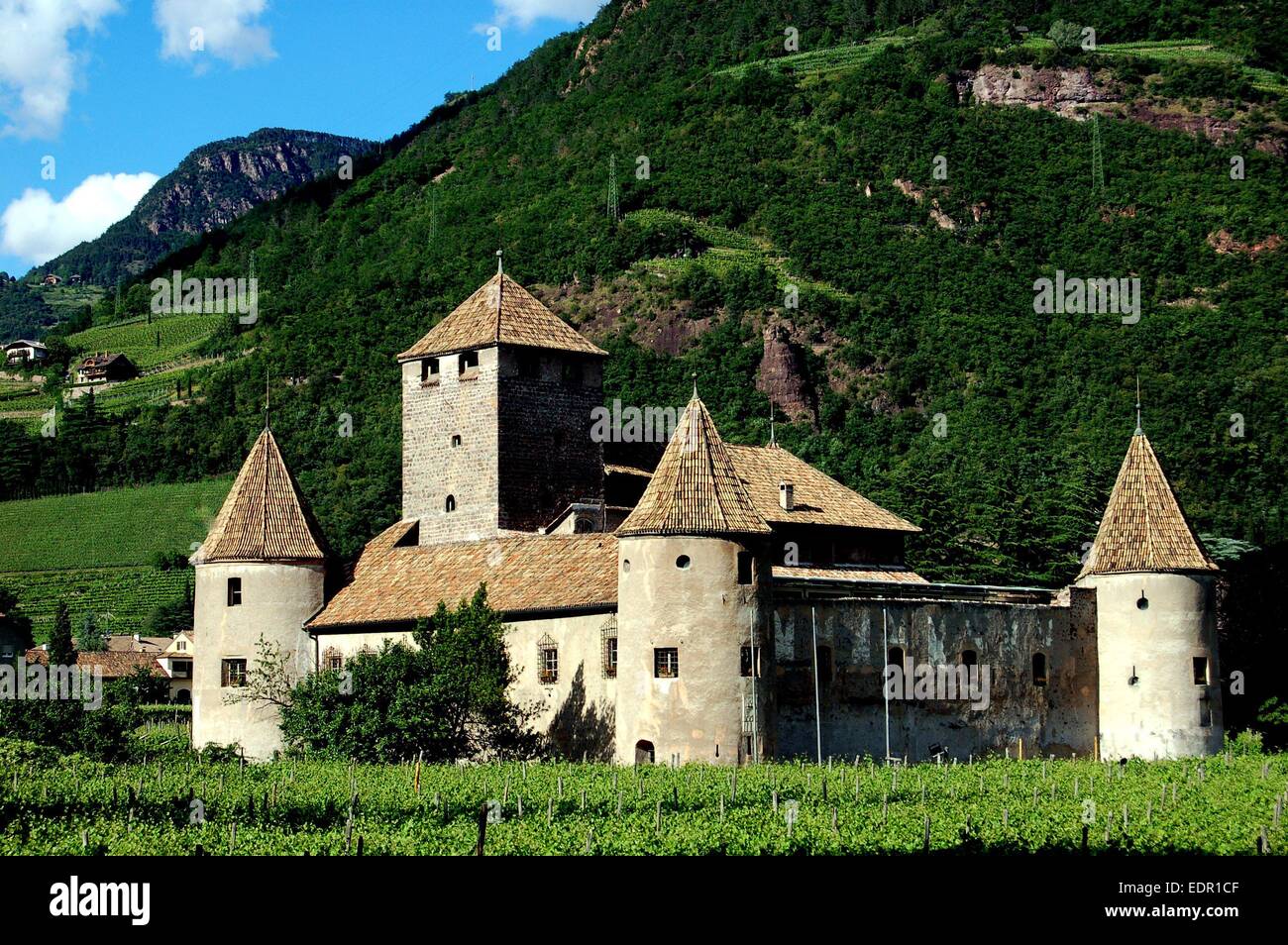 Bolzano mareccio castle hi-res stock photography and images - Alamy
