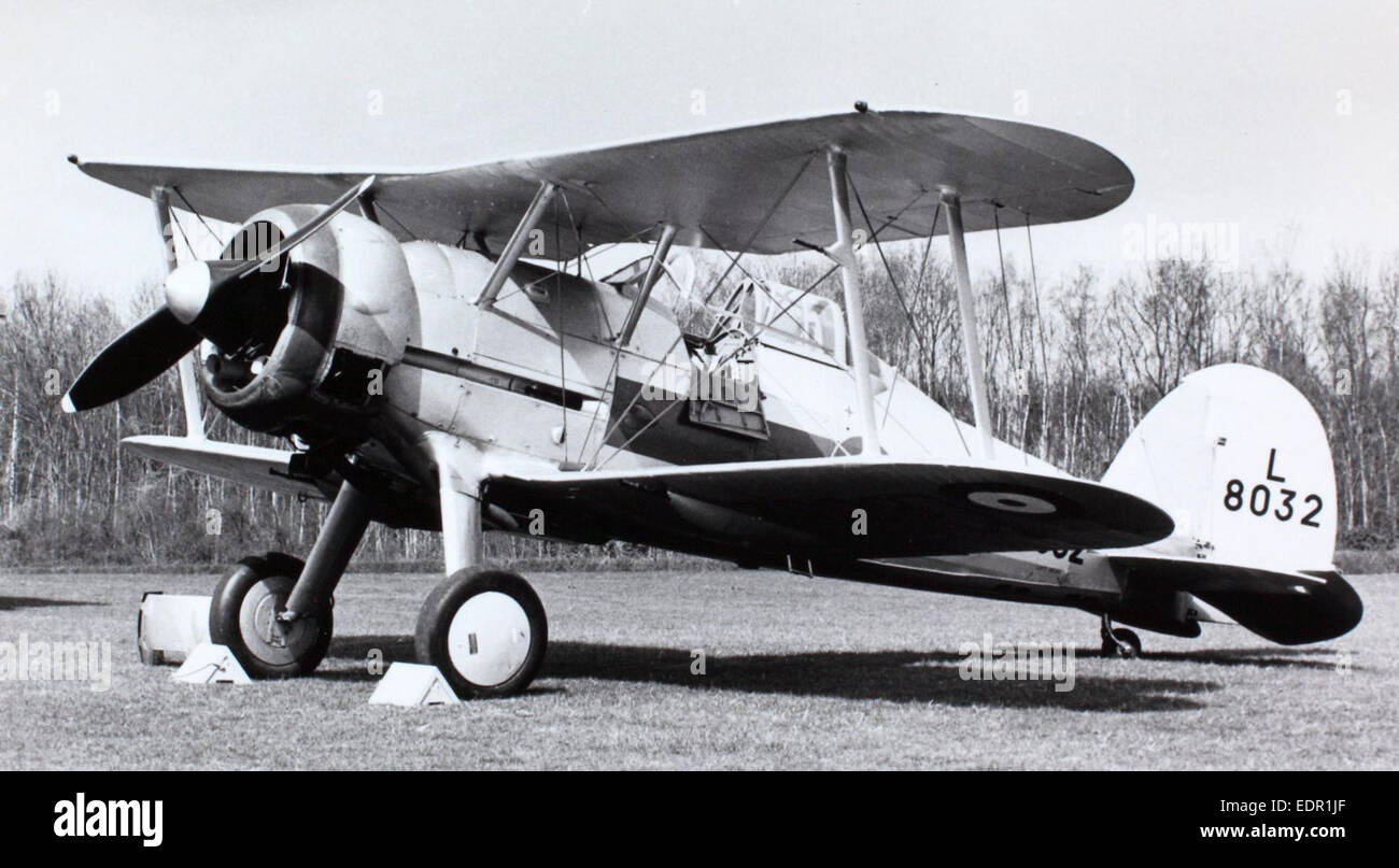 Gloster gladiator mk biplane in hi-res stock photography and images - Alamy