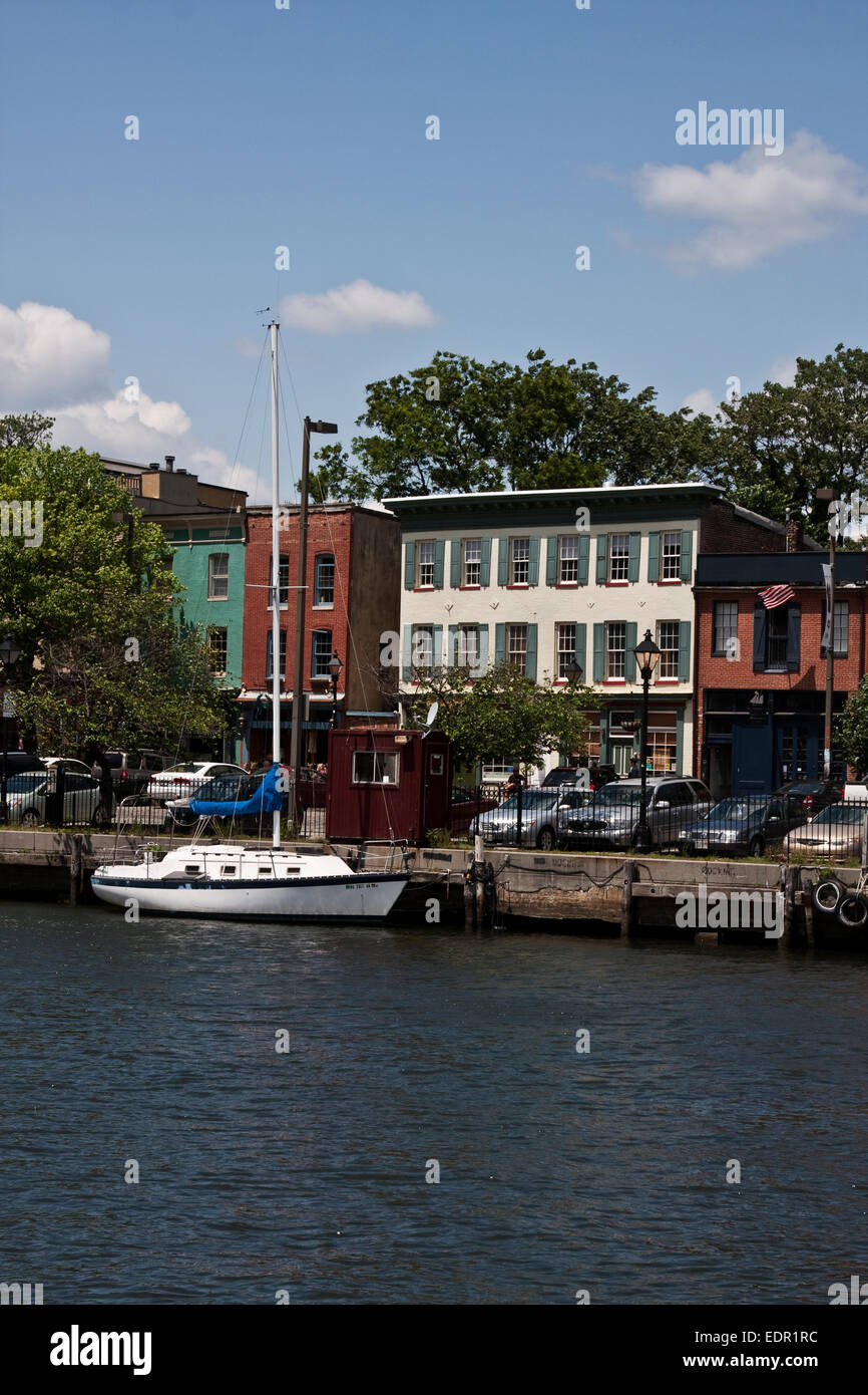 Baltimore, Maryland, Fells Point, Waterfront in Fells Point, Baltimore ...