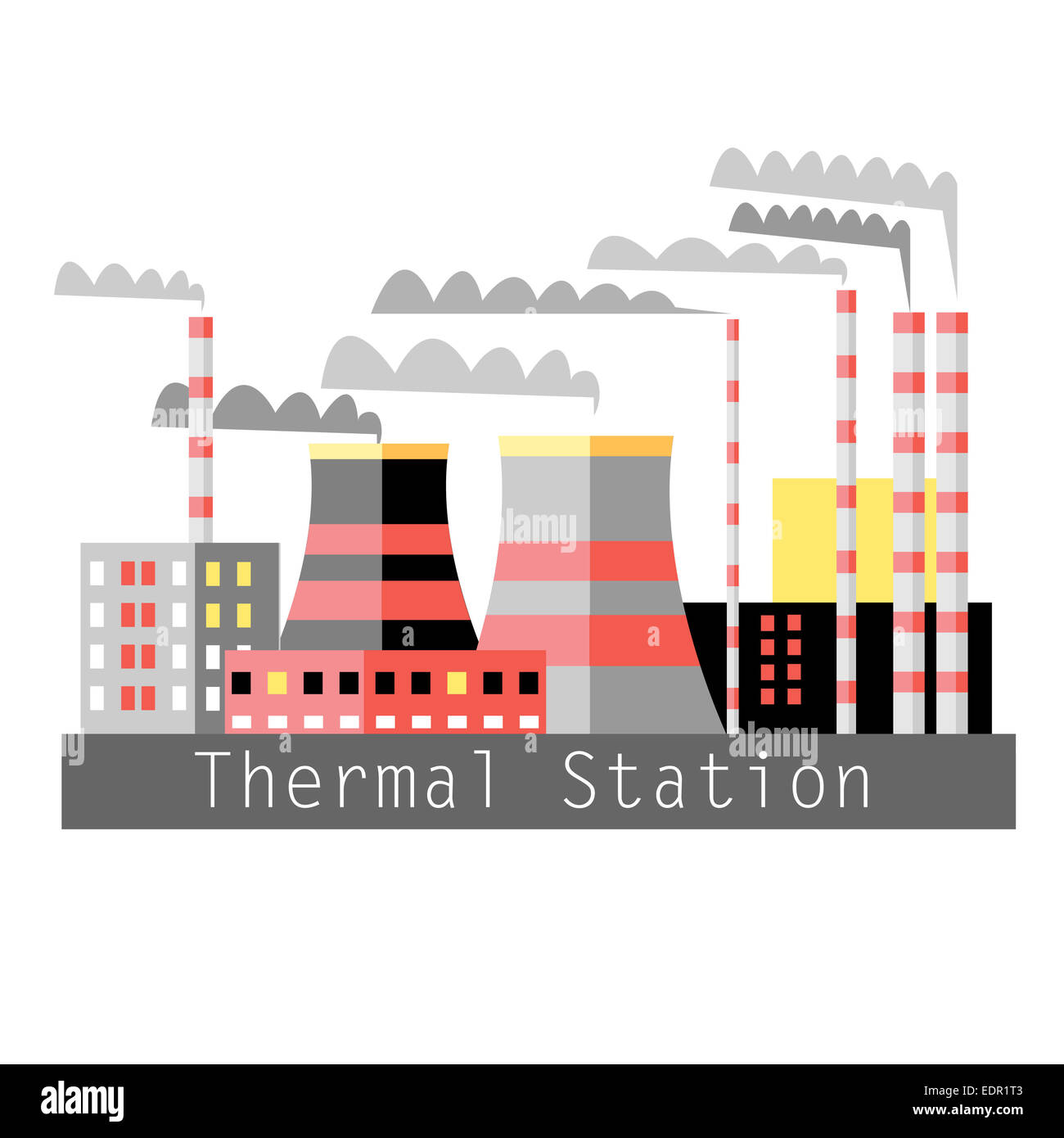 Steam power plant diagram hi-res stock photography and images - Alamy