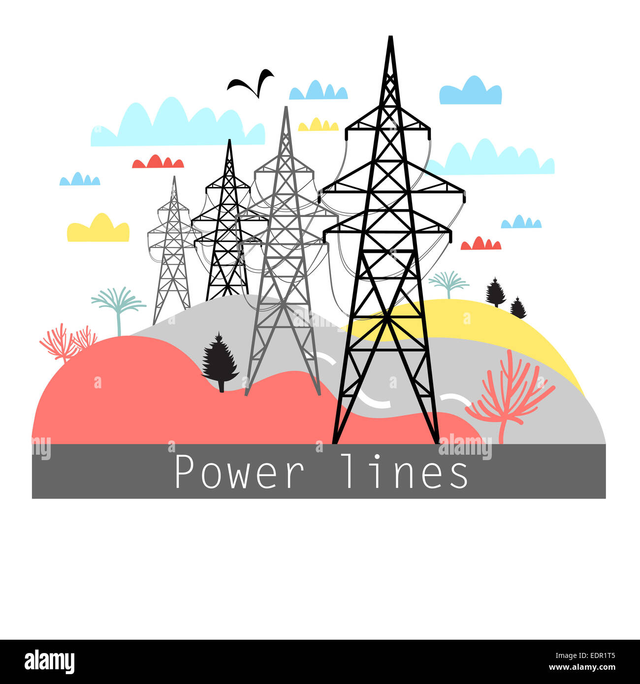 Electric current diagram hi-res stock photography and images - Alamy