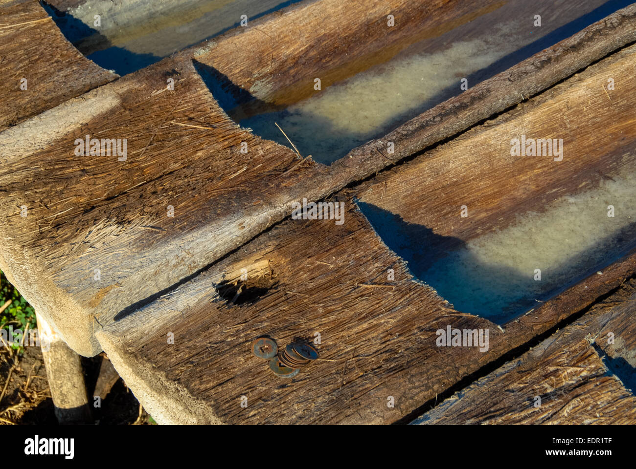 traditional salt winning at the beach of amed in bali indonesia Stock ...