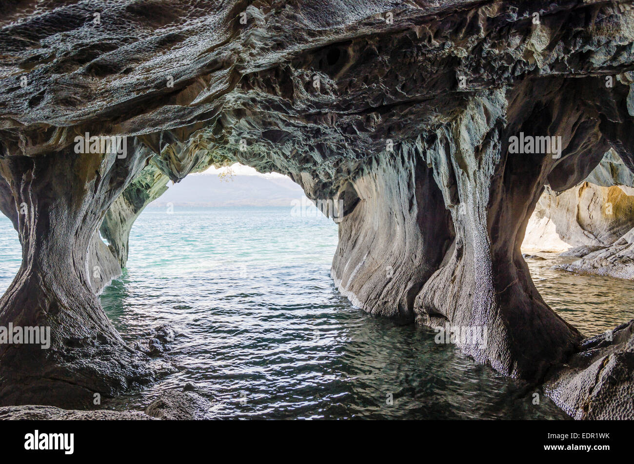 Marble Cathedral, Chile Stock Photo - Alamy