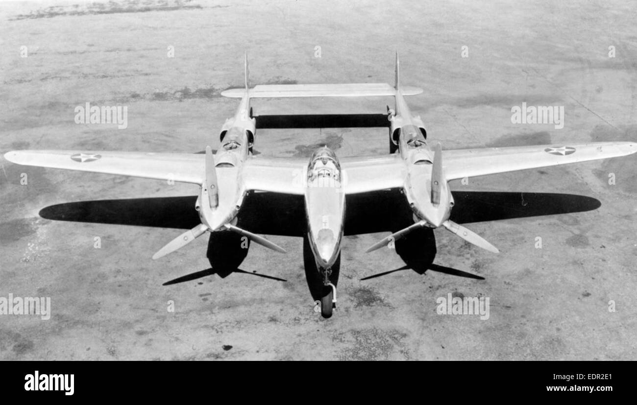 The Lockheed XP-38, with the registration 37-457, was a prototype ...