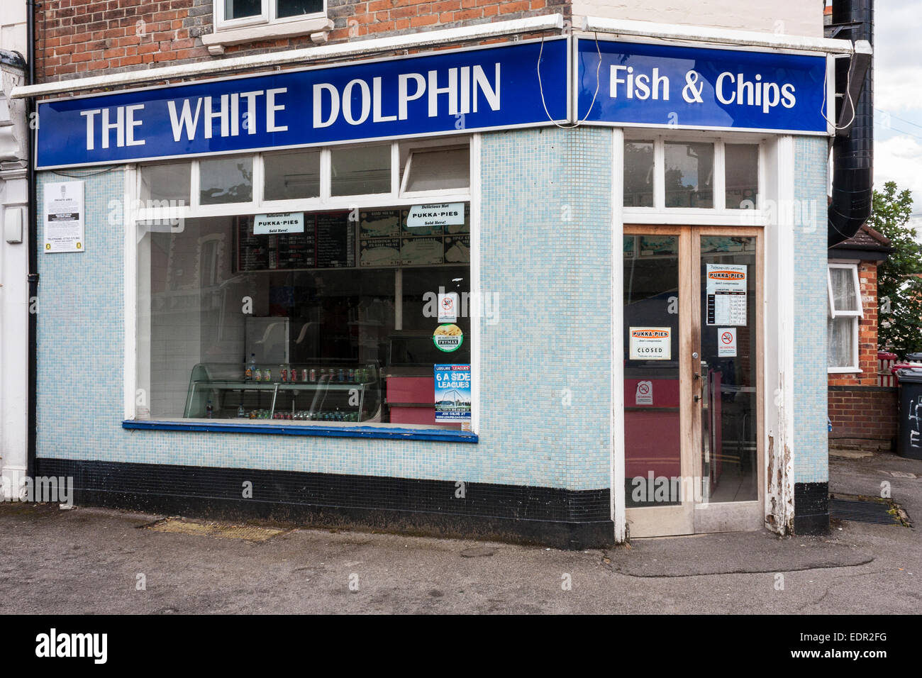 Traditional English fish and chip shop. England, GB, UK Stock Photo - Alamy