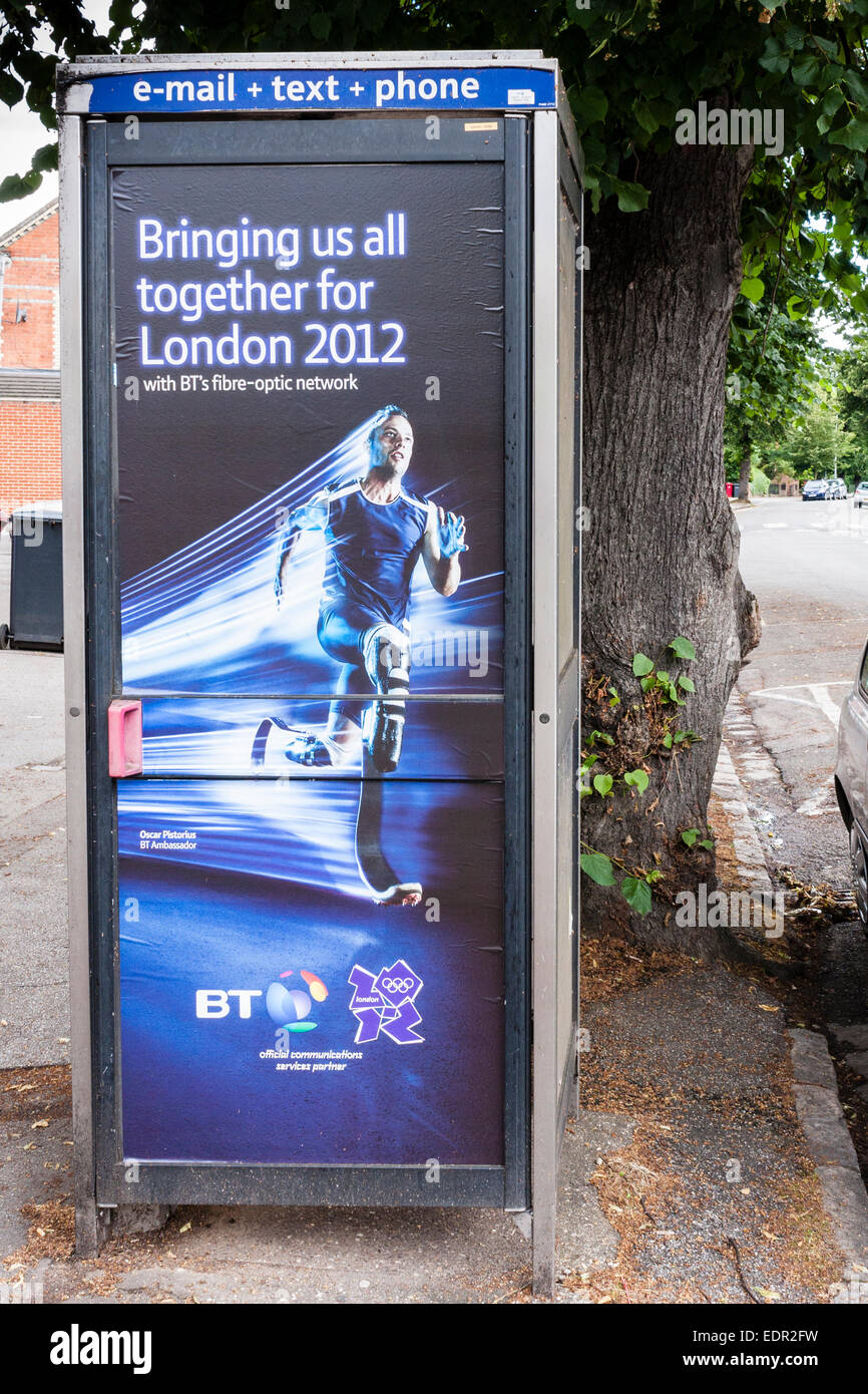 British telecom callbox olympics advert hi-res stock photography and ...