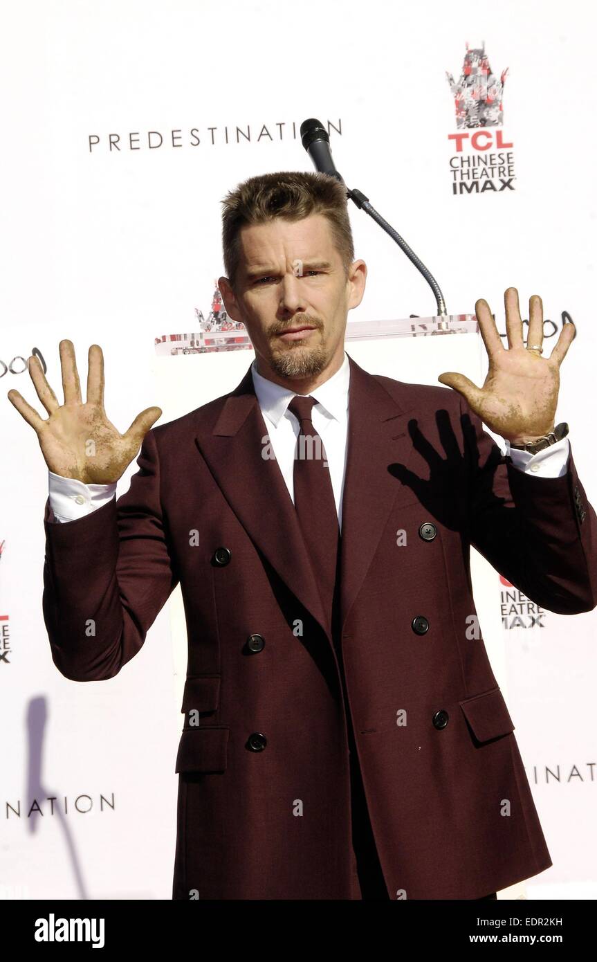 Los Angeles, CA, USA. 8th Jan, 2015. Ethan Hawke at the induction ...