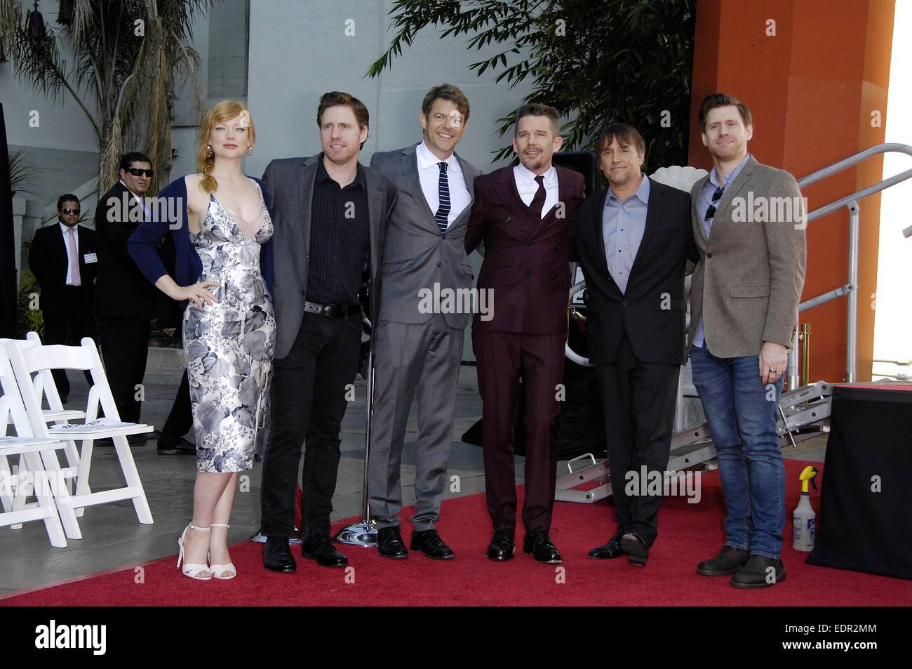Los Angeles, CA, USA. 8th Jan, 2015. Sarah Snook, Michael Spierig ...