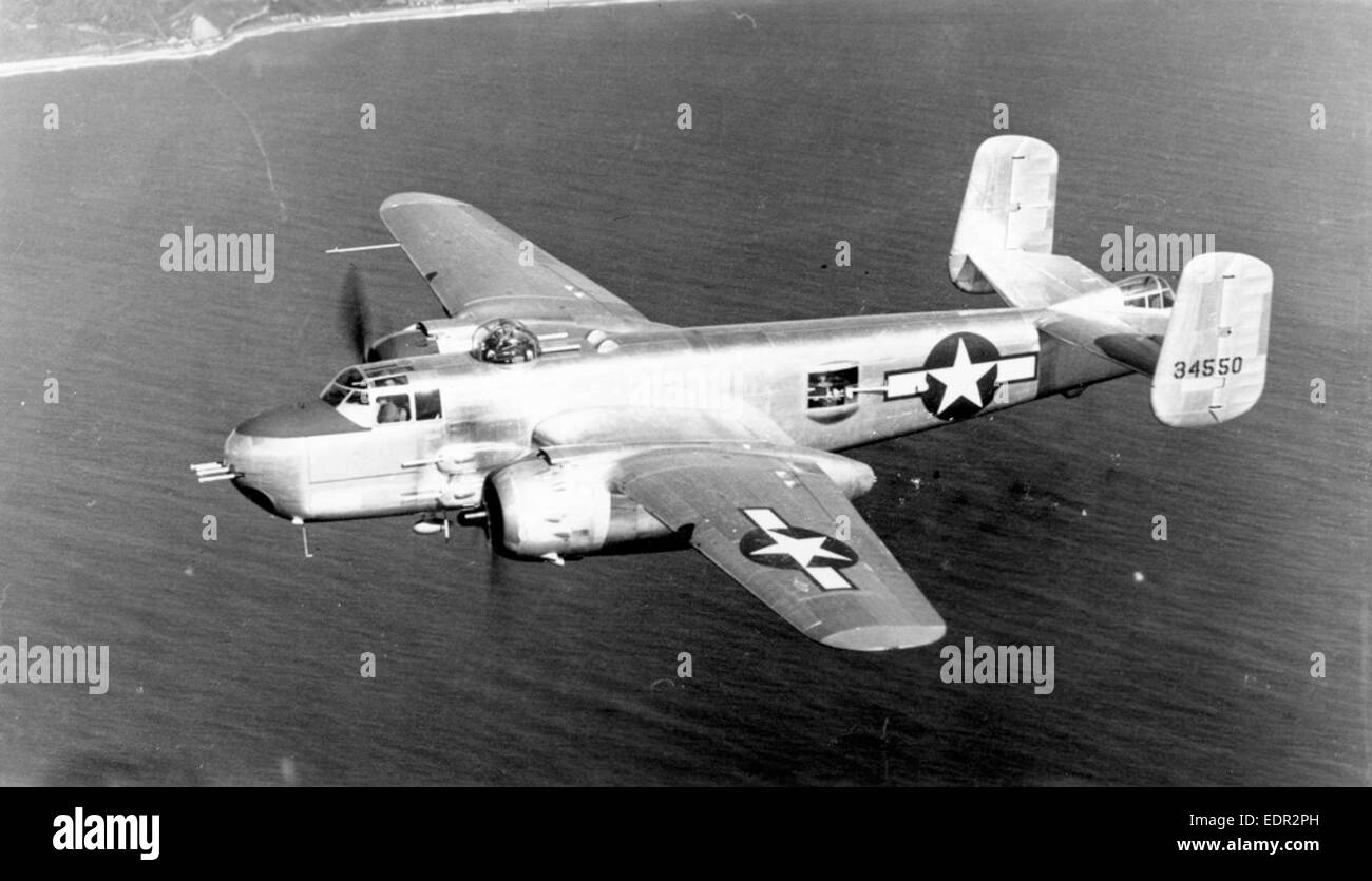 The North American B-25H Mitchell was a versatile bomber used during ...