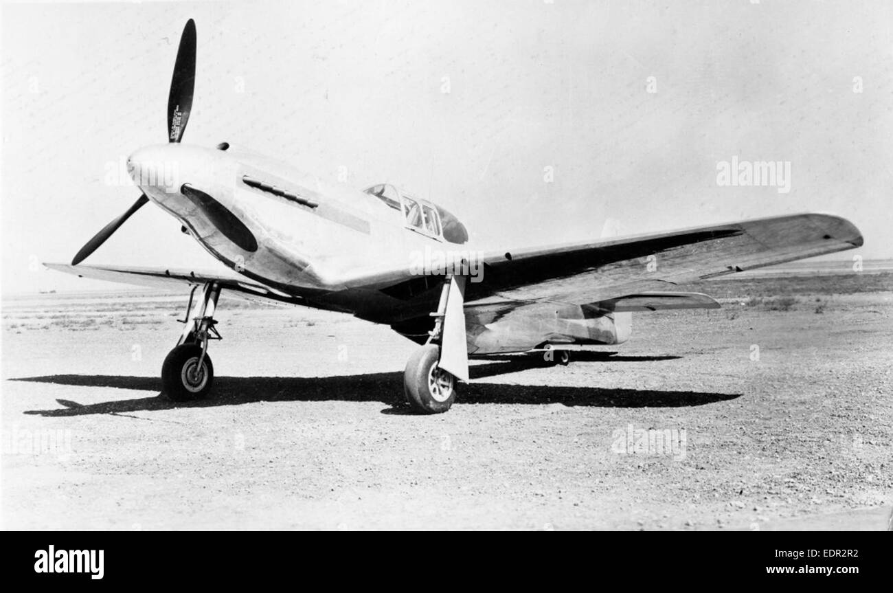 The North American XP-51 Mustang, one of the most iconic fighter ...