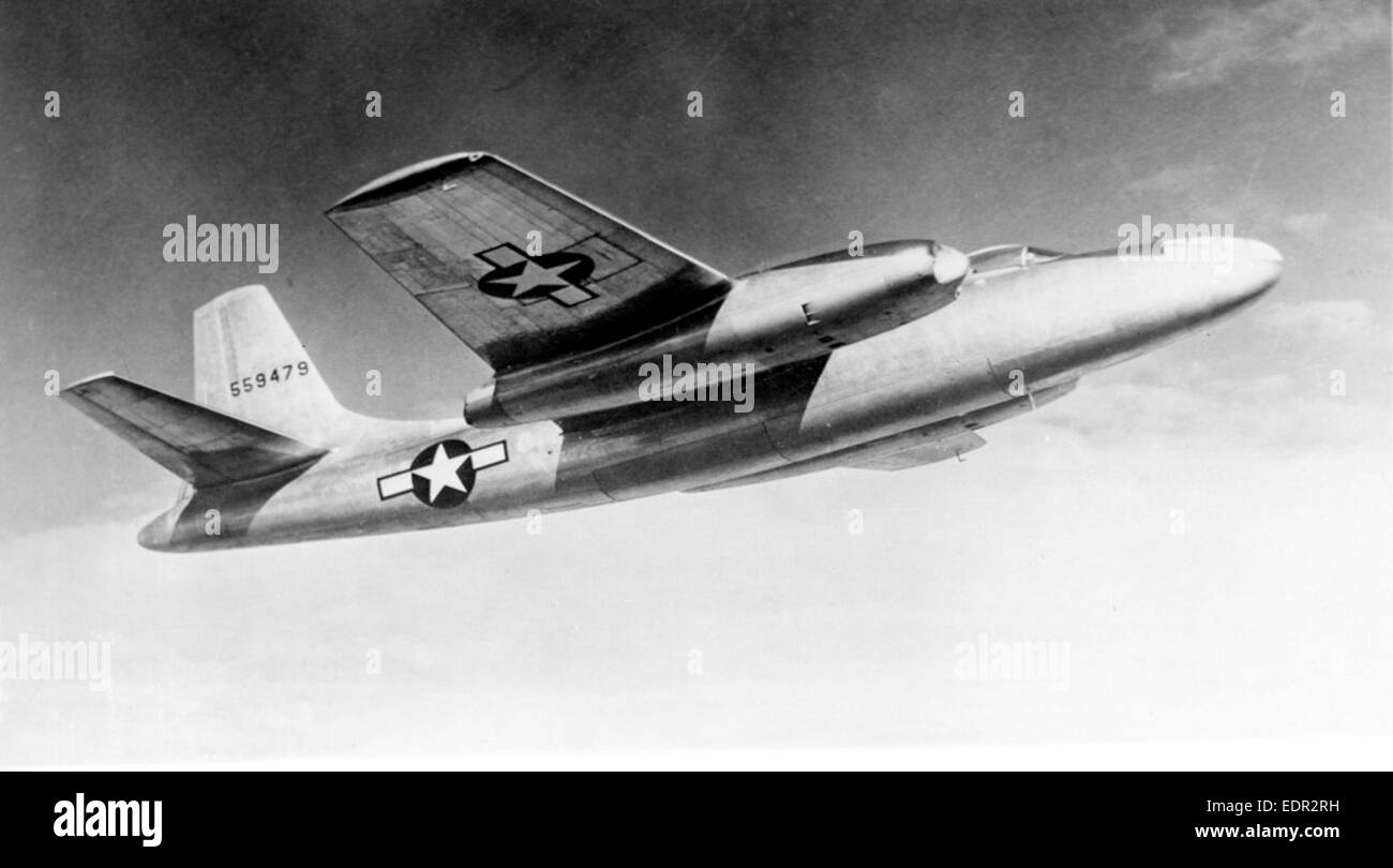 The North American XB-45, tail number 45-59479, was an early American ...
