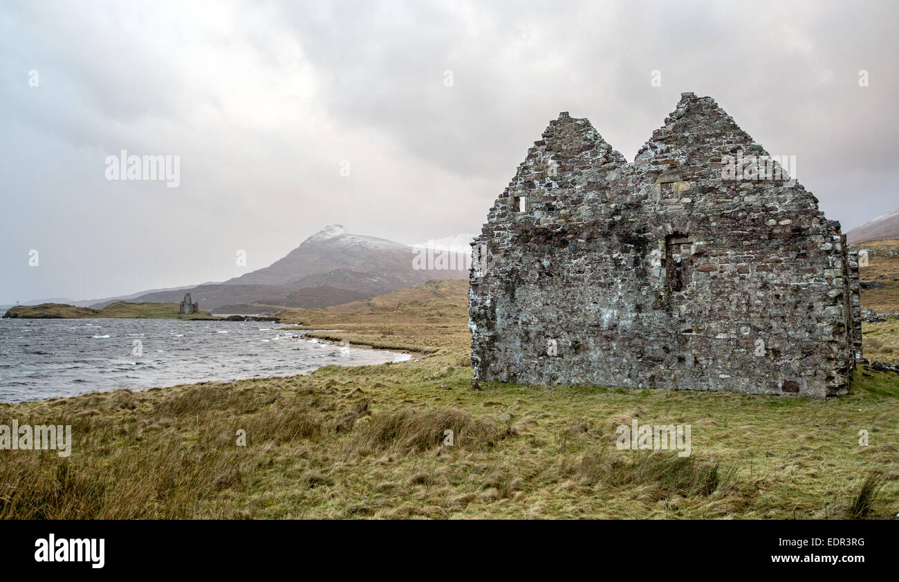 The Ruins Of Calda House Sutherland Scotland UK Stock Photo - Alamy