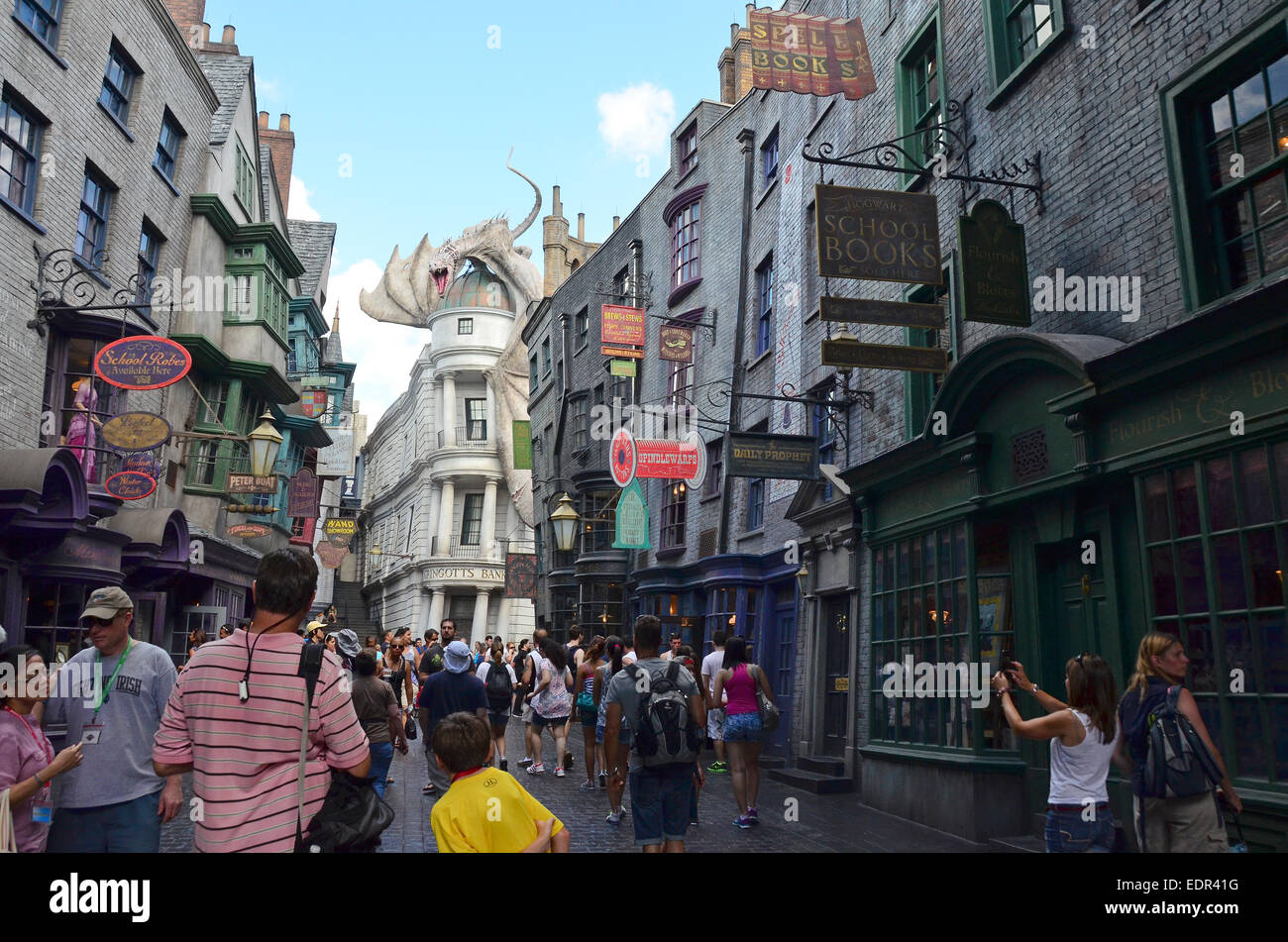Wizarding World Of Harry Potter Diagon Alley Le Parcorama