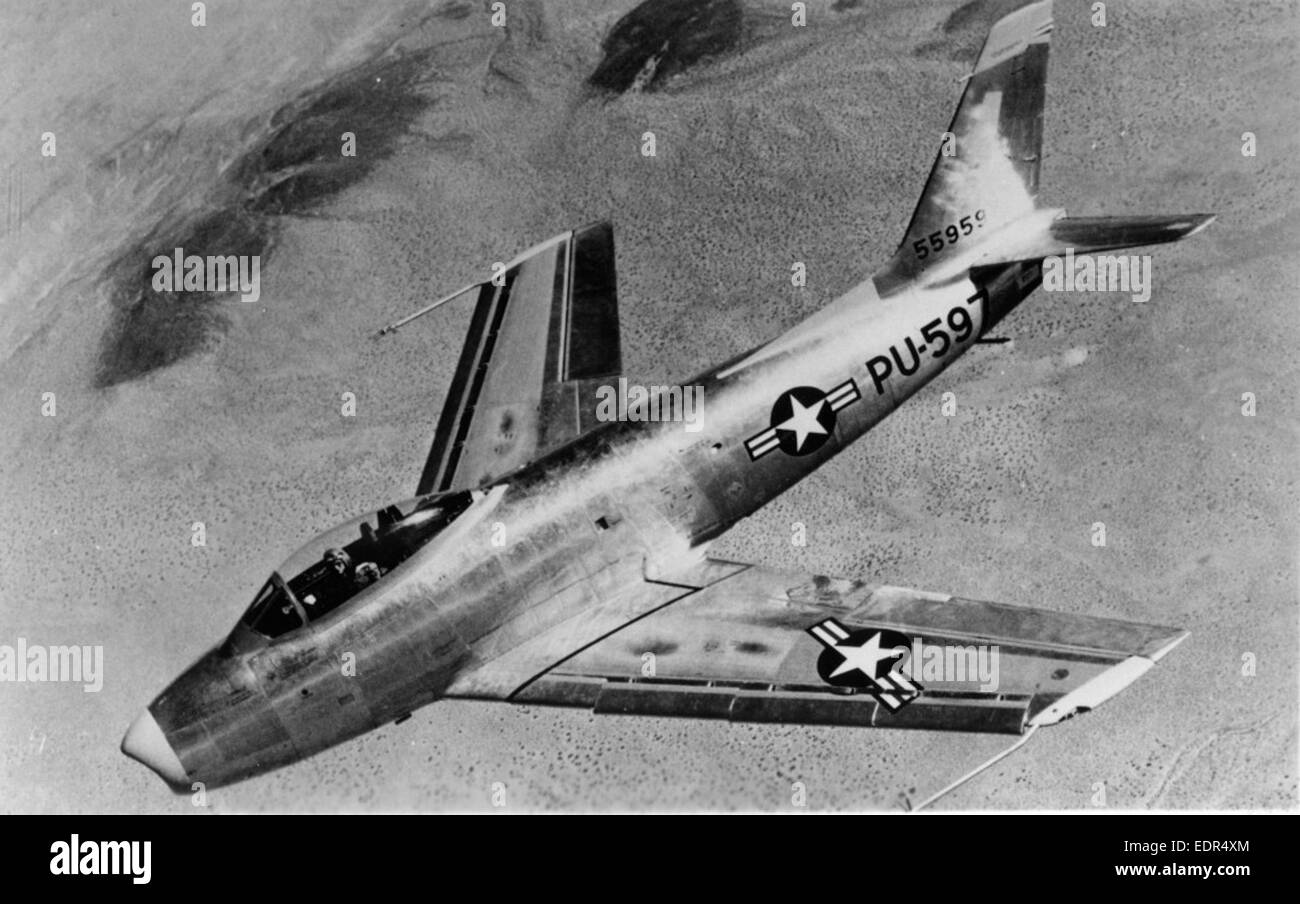 The North American XP-86, with serial number 45-59597, is a prototype ...