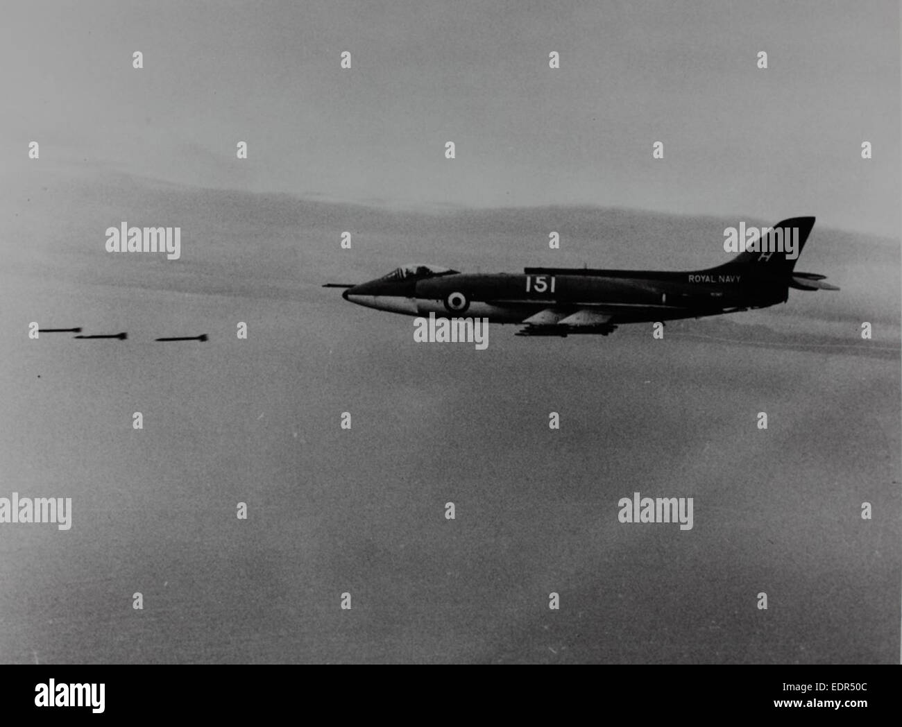 A Supermarine Scimitar aircraft, identified by registration number ...