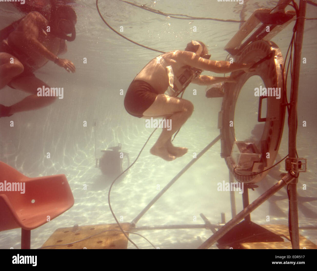 This image comes from a scientific underwater test conducted in 1964 ...