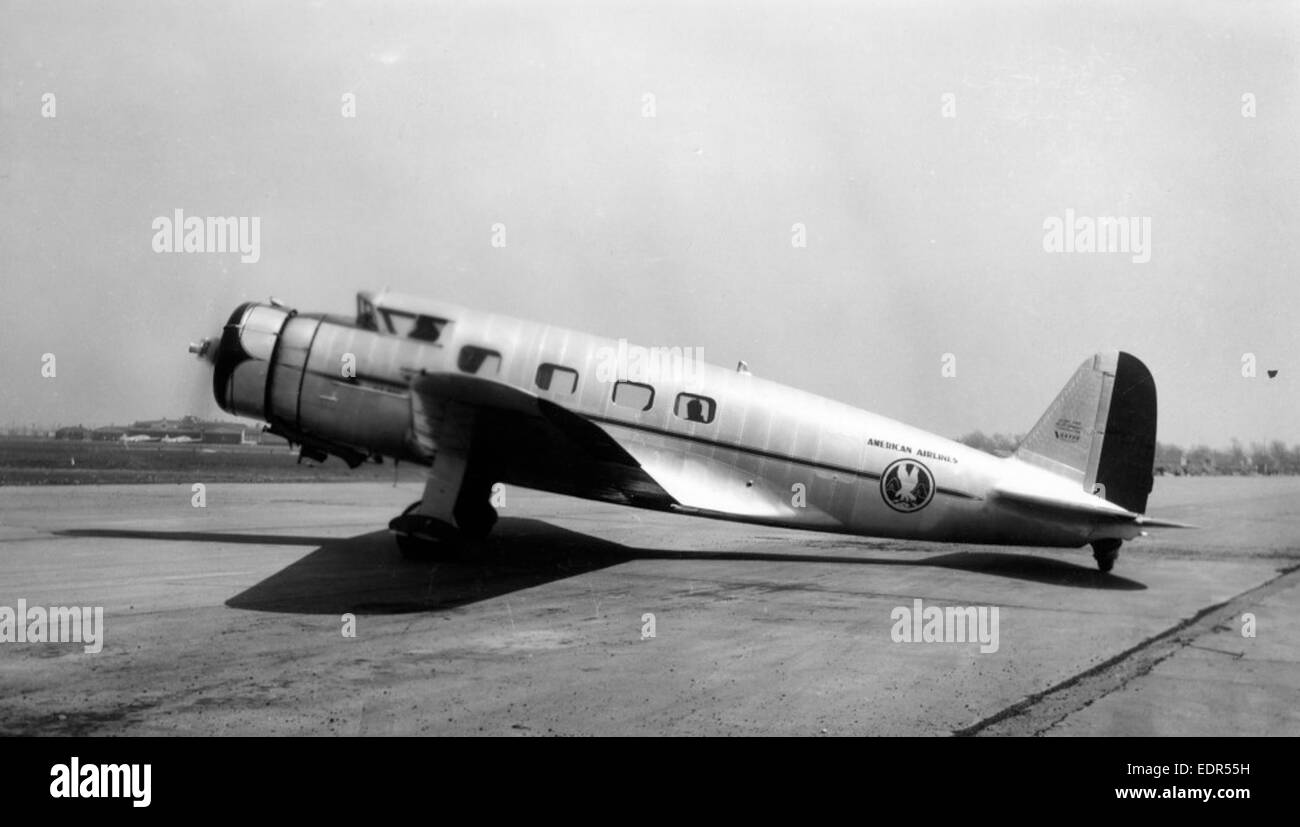 The Vultee V-1A (NC13764) was a civilian transport aircraft developed ...
