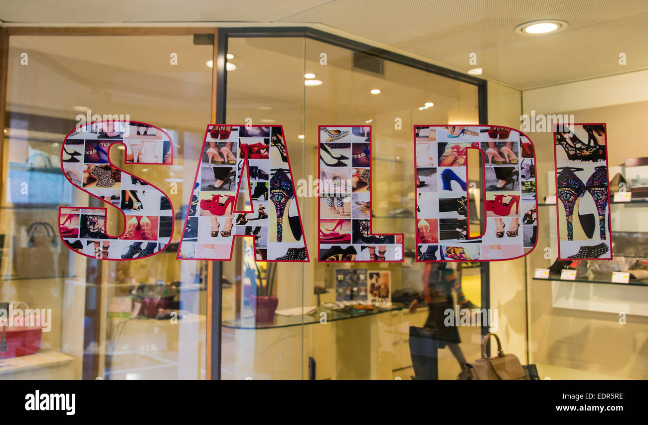 signs indicate the sales period Stock Photo - Alamy