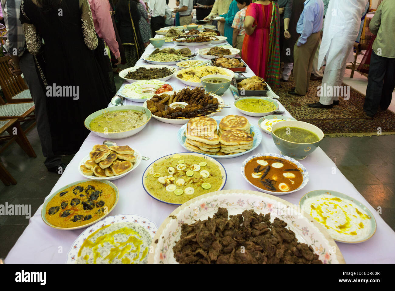 Eid food table hi-res stock photography and images - Alamy