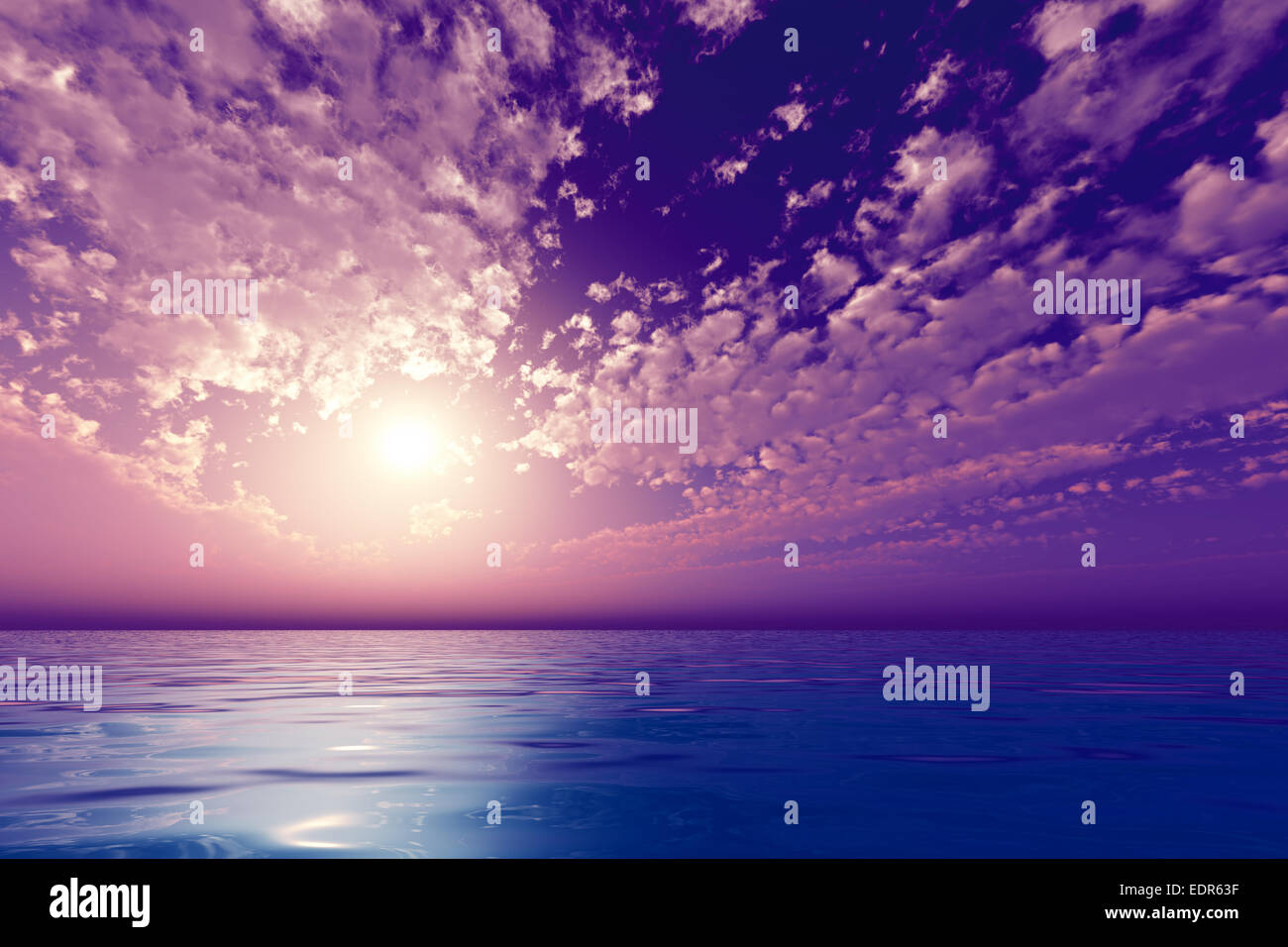 Golden pink violet horizon hi-res stock photography and images - Alamy