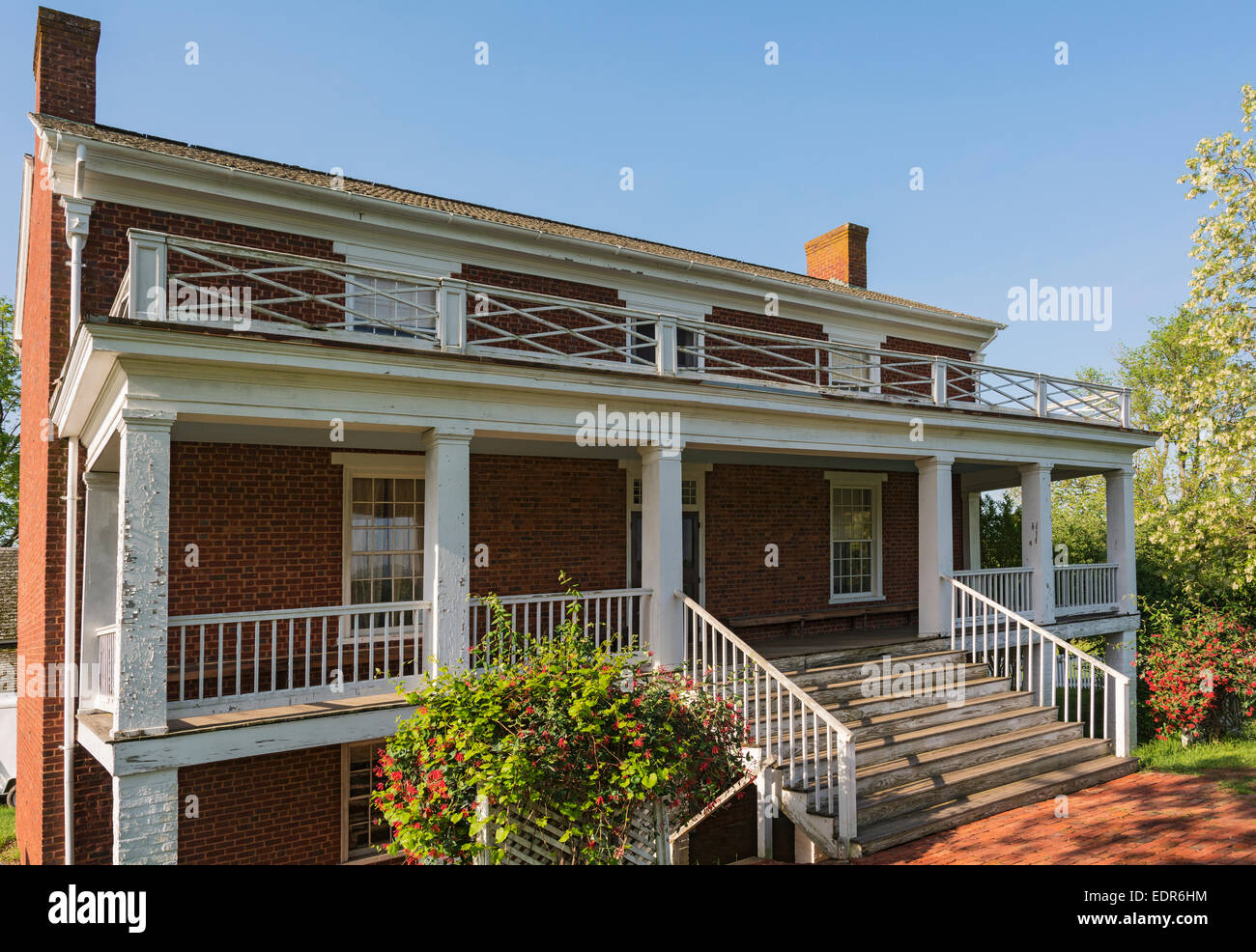 Virginia, Appomattox Court House National Historical Park, McLean House ...