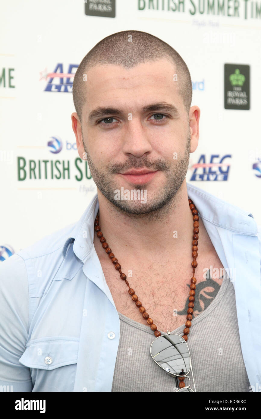 Backstage at British Summer Time in Hyde Park. London Featuring: Shayne ...