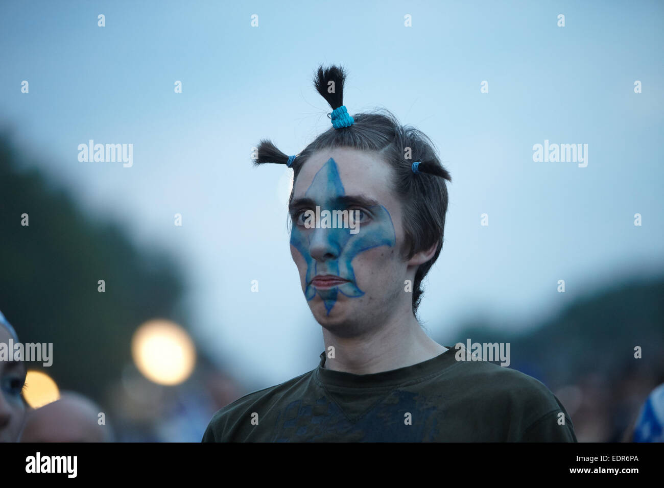 Celebrating June 24th. Quebec National day Stock Photo - Alamy