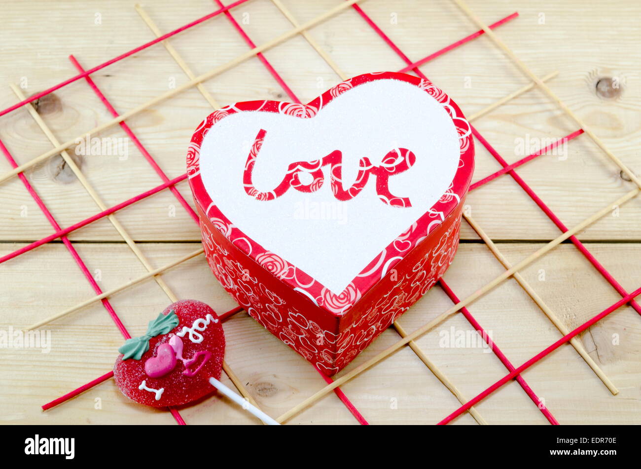 Red candy box hi-res stock photography and images - Alamy