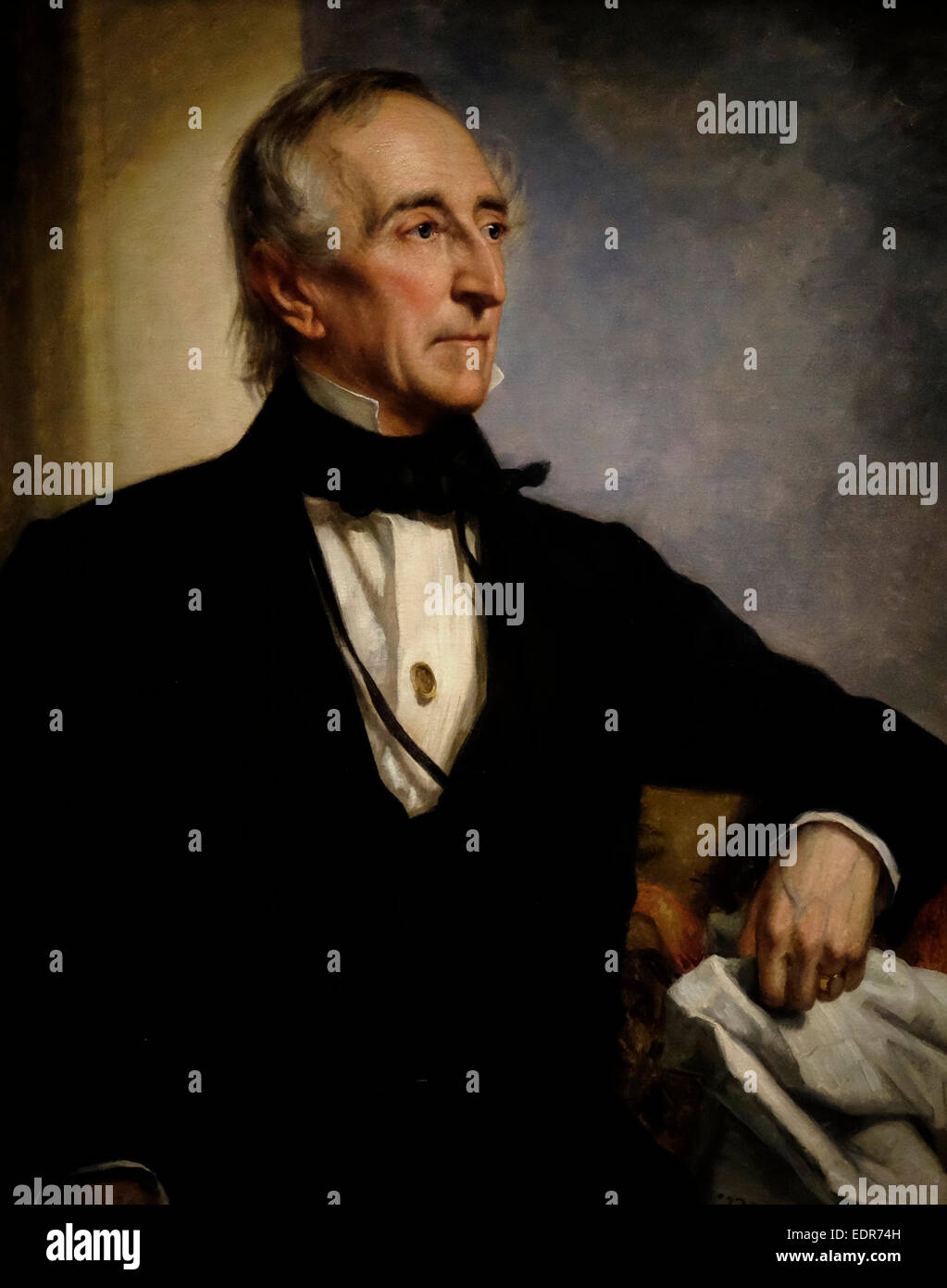 President John Tyler - George P. A. Healy, circa 1859 Stock Photo - Alamy