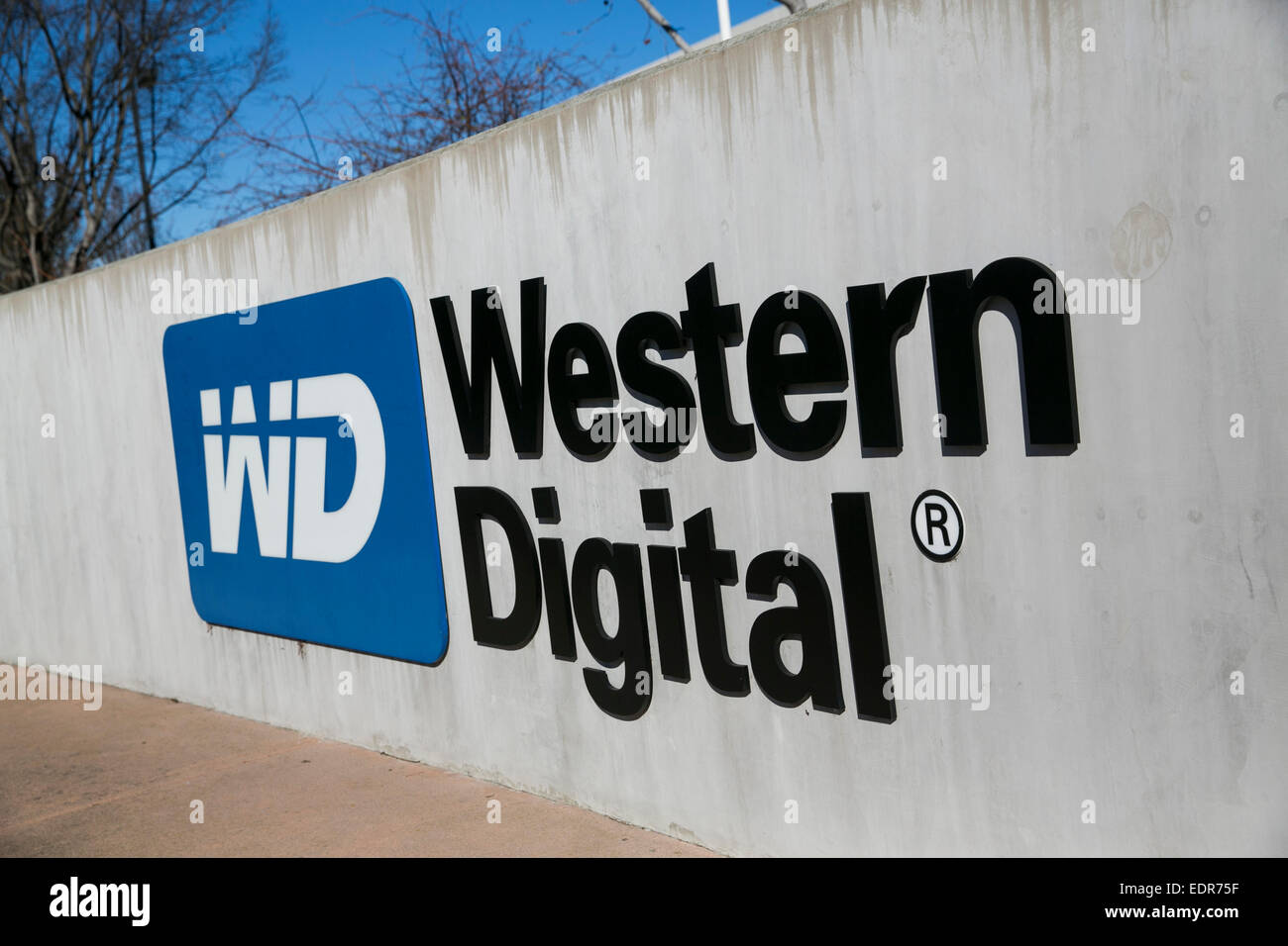 An office building occupied by the Western Digital Corporation in San ...