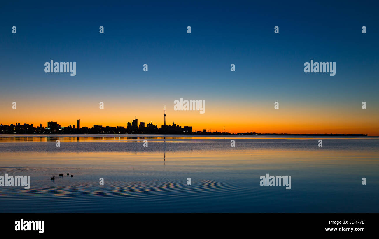 Toronto Skyline at Sunrise Stock Photo - Alamy
