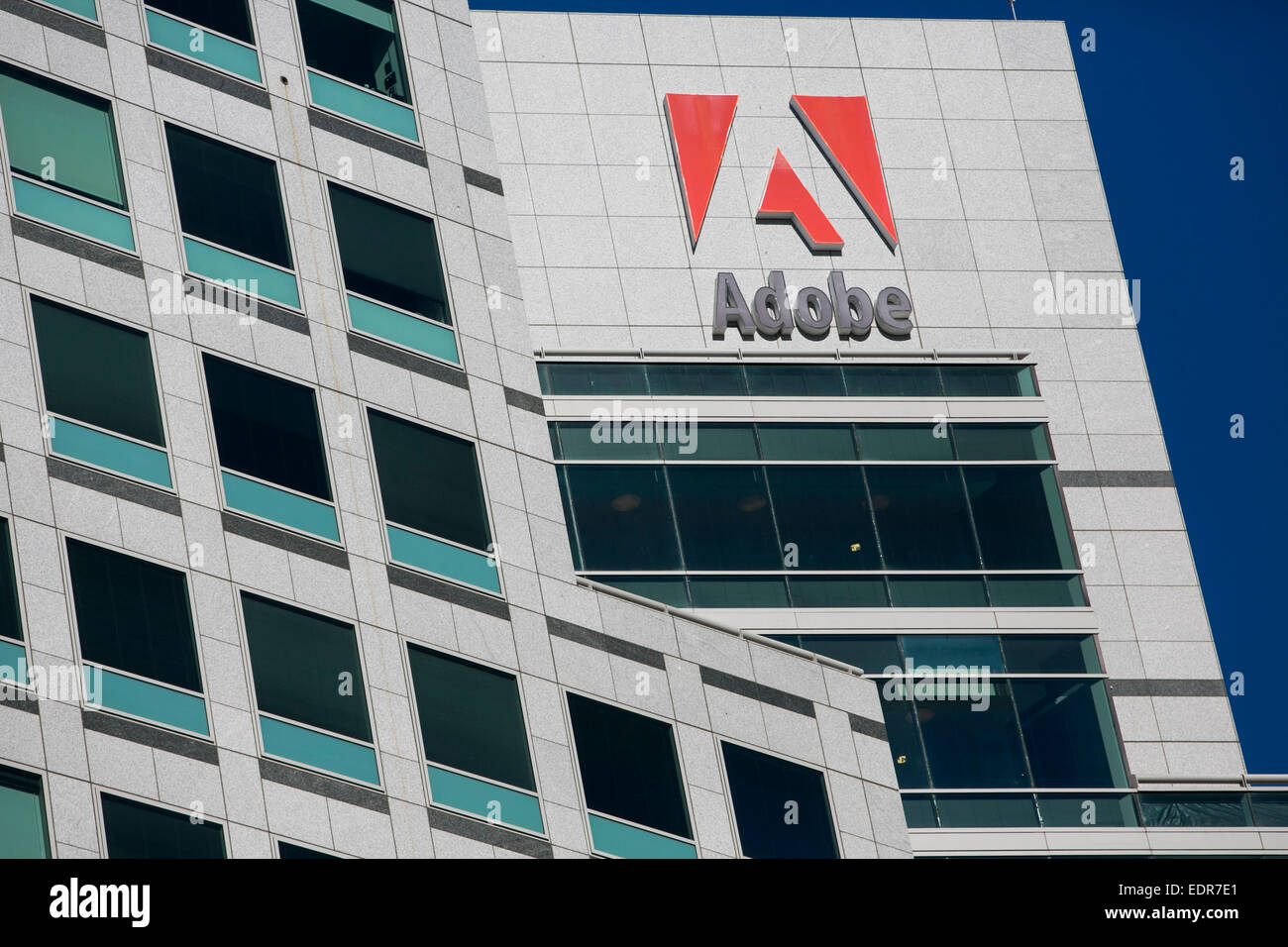 The headquarters of Adobe Systems in San Jose, California Stock Photo ...