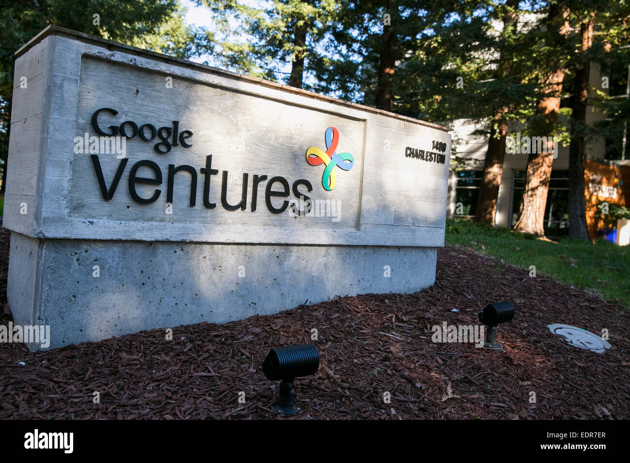 The headquarters of Google Ventures in Mountain View, California Stock ...