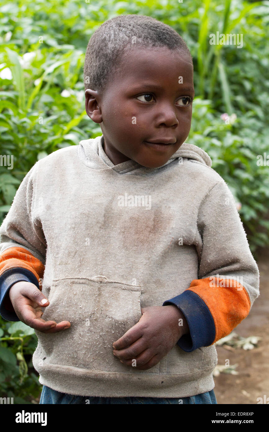 MAYANGE; RWANDA - NOVEMBER 13: Unidentified child from the UN Millenium ...