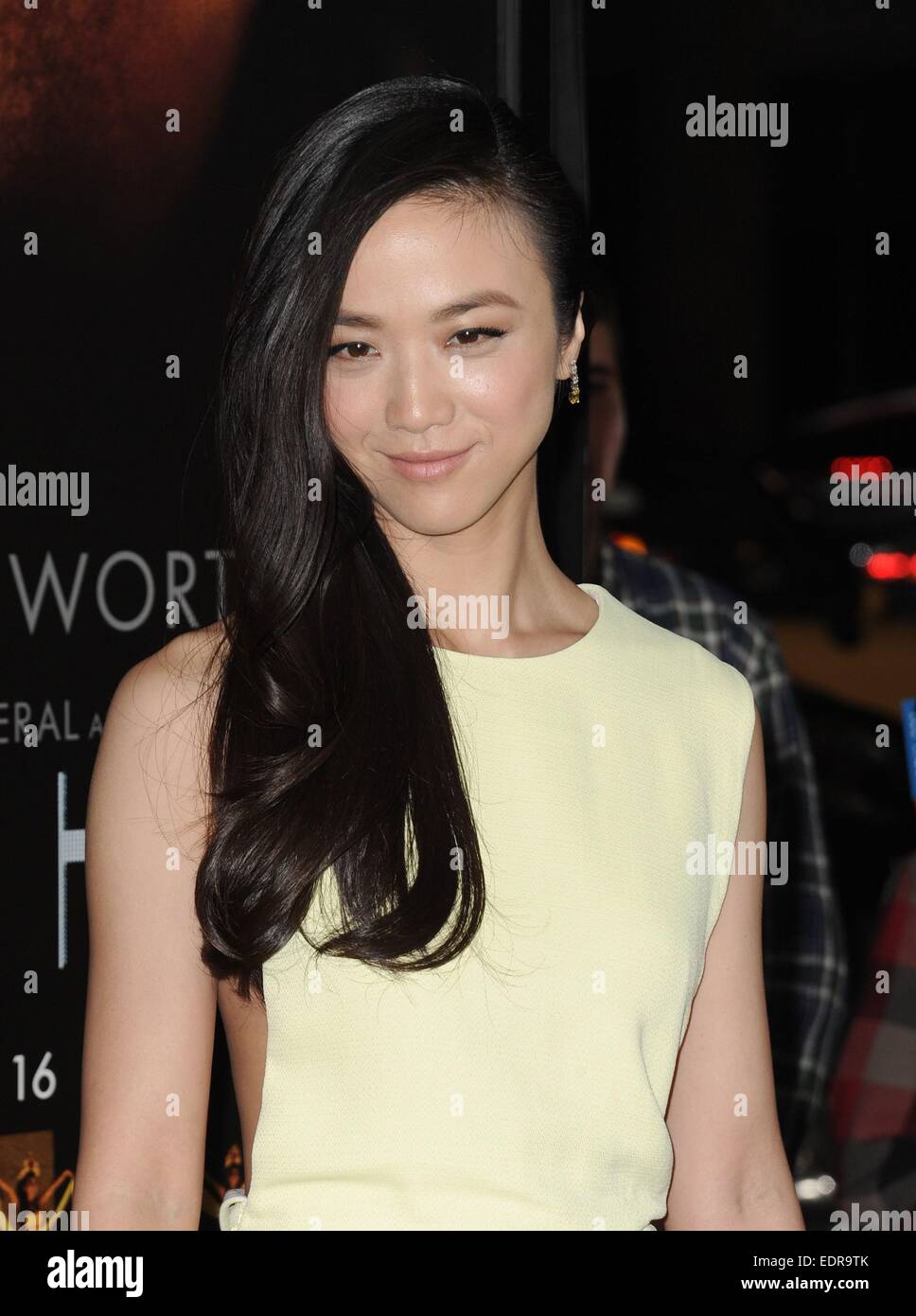 Los Angeles, CA, USA. 8th Jan, 2015. Tang Wei at arrivals for BLACKHAT ...