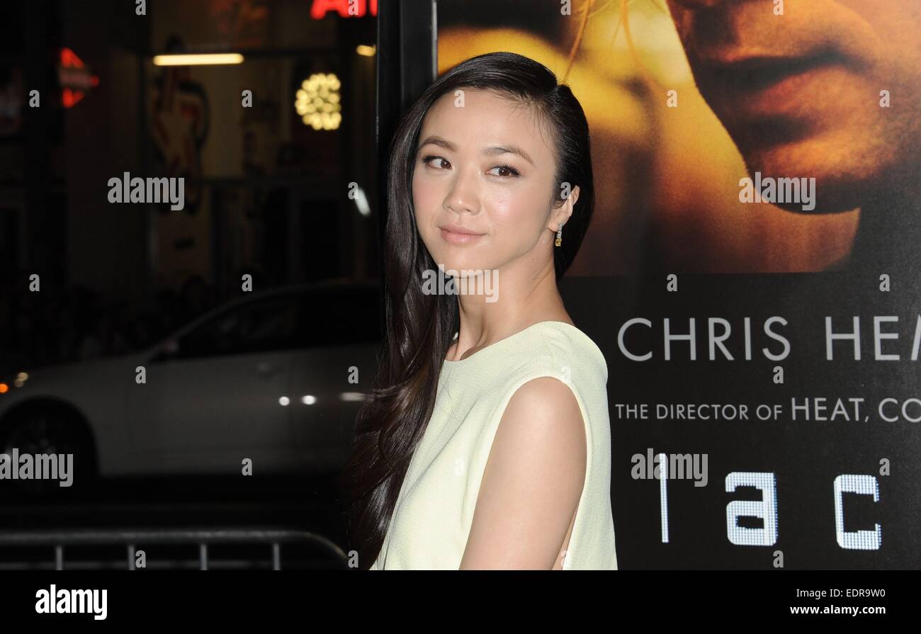 Los Angeles, CA, USA. 8th Jan, 2015. Tang Wei at arrivals for BLACKHAT ...