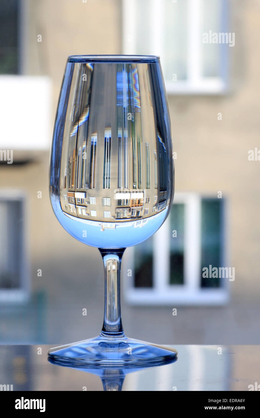 A reflection is in glass Stock Photo - Alamy
