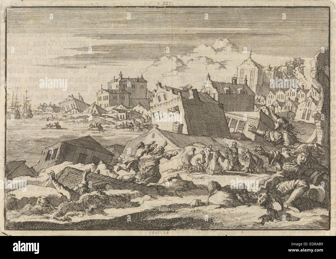 Earthquake in Jamaica where the city Port Royal is destroyed, 1615, Jan ...